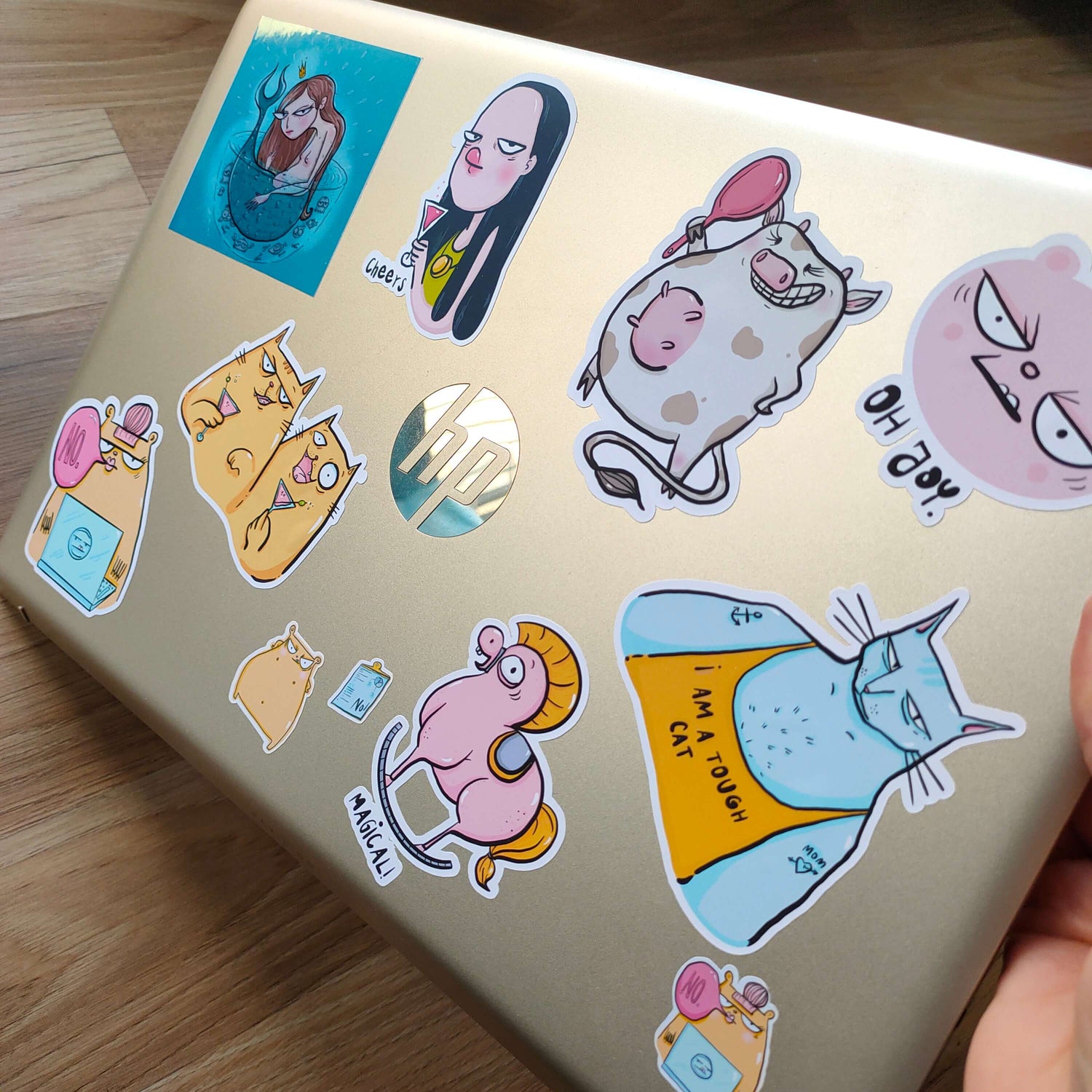 Cool stickers for your laptop | Cartoon sticker aesthetic – Ingloriouse